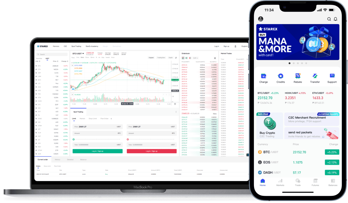 StarEx-全球领先的数字资产交易平台,StarEx-the World's Leading Crypto Exchange